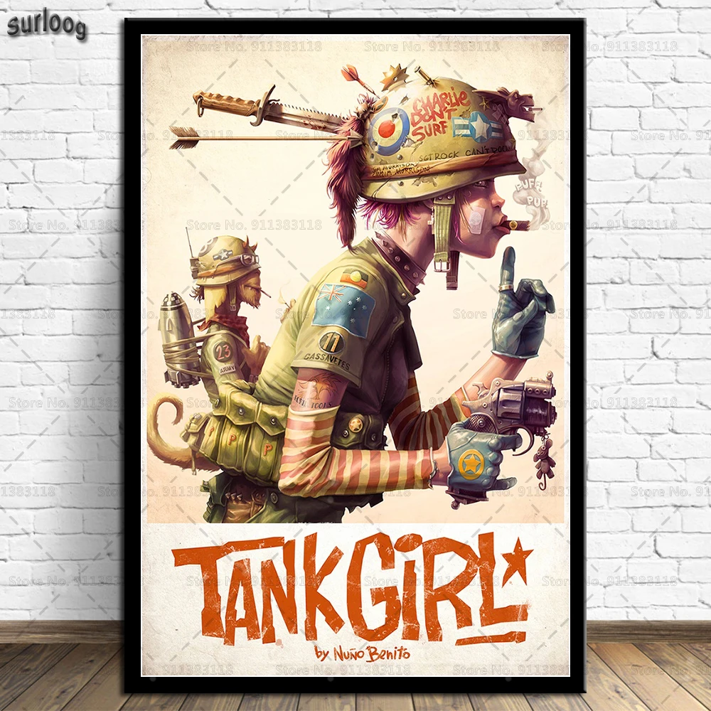 Tank Girl Apocalypse 1995 Tank Girl Posters And Art Prints, 48% OFF