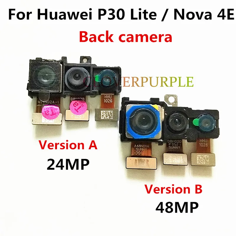 1x Rear Back Camera Module Replacement Parts For Huawei P30 Lite / Nova 4e - Mobile Phone Flex ...