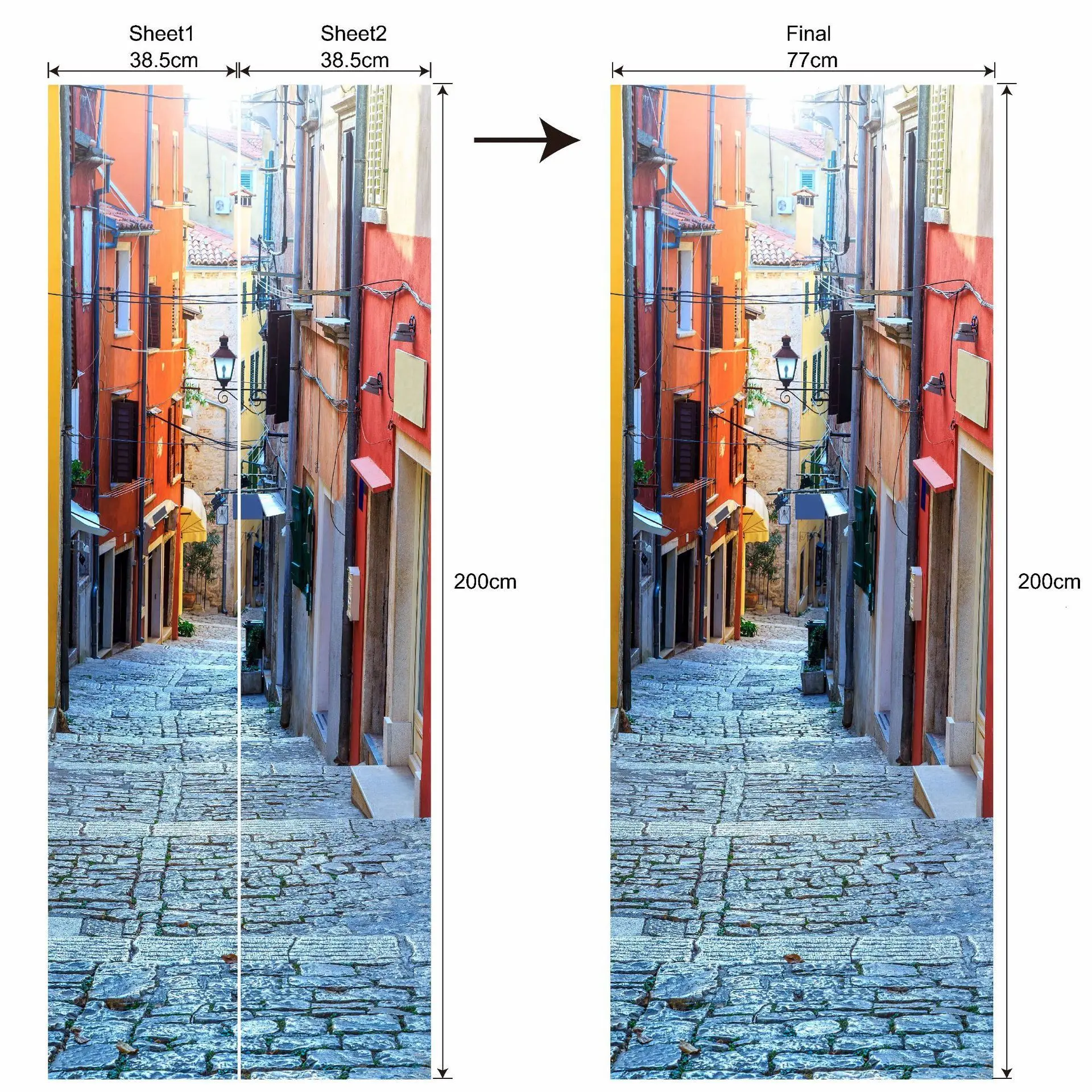 Doorsticker Abroad Stairs Corner Simulation The Door Is Stuck Can The ...