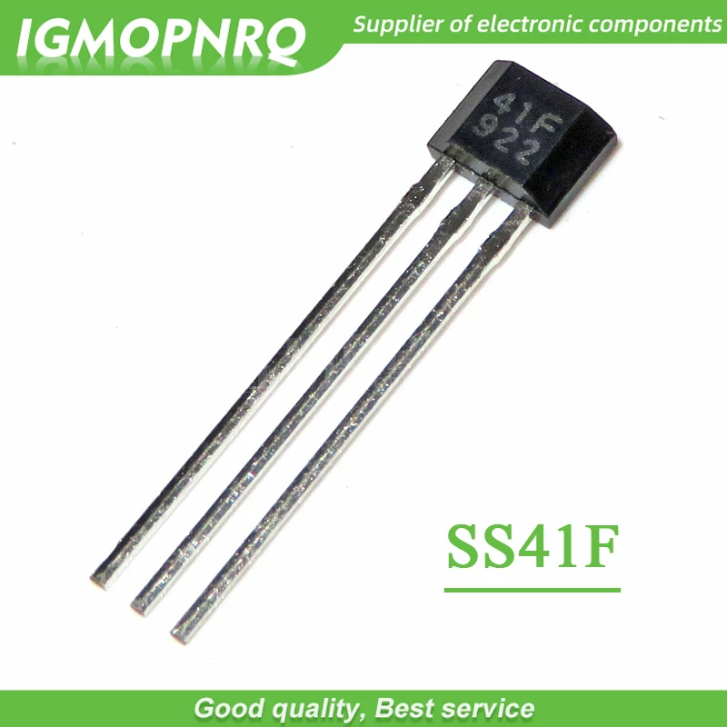 10pcs 41f/ 0h41 / Sh41 / Ss41f/ S41 To-92 Bipolar Hall Element Sensor Motor Sensor New Original ...
