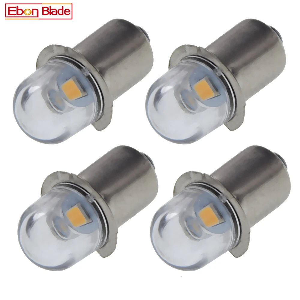 4pcs Warm White P13.5s Pr2 Pr3 Led Bulb 2835 1smd Flashlight Torch ...