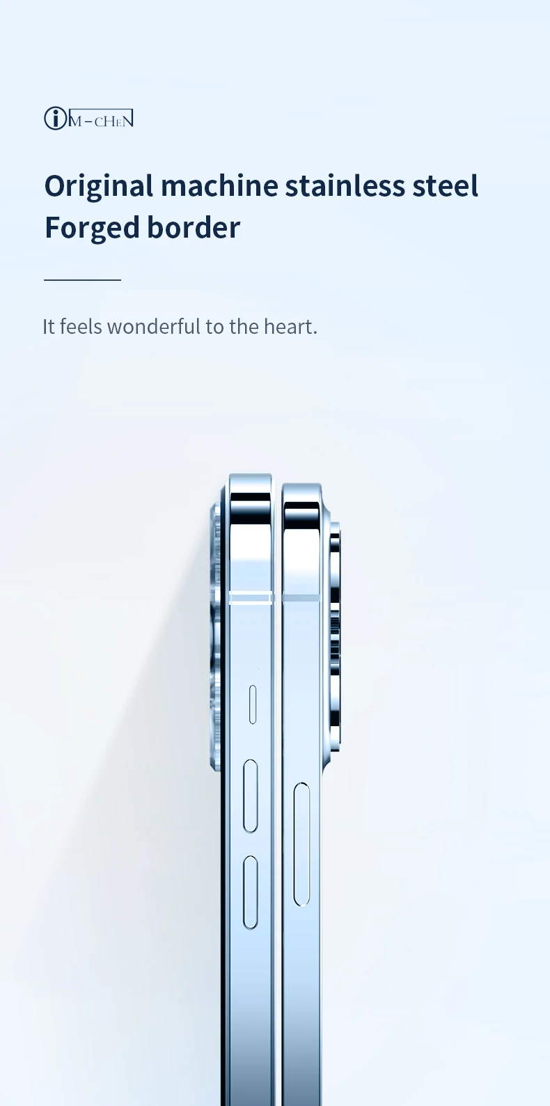 Magnetic MagSafe Stainless Steel or Aluminum Phone Case.