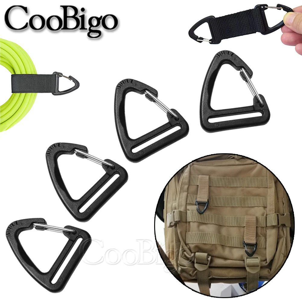 5pcs Snap Hook Carabiner Plastic Buckles Outdoor Climbing For Hanging ...