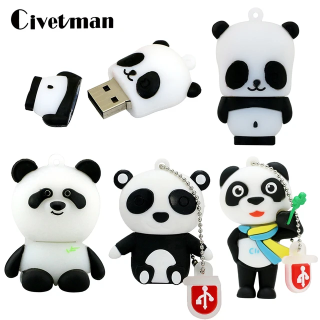 Cute Panda Flash Drives