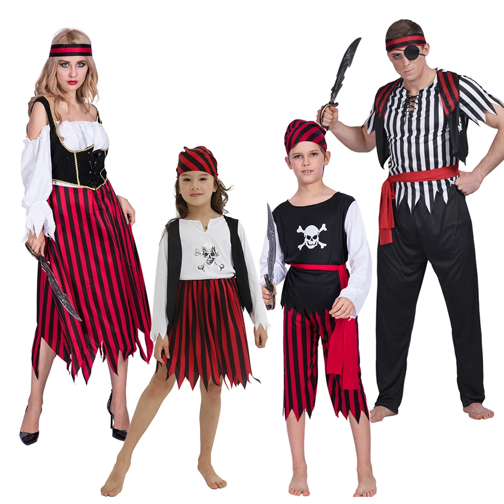 Pirates Caribbean Family Costumes | Pirate Halloween Costumes Couples ...