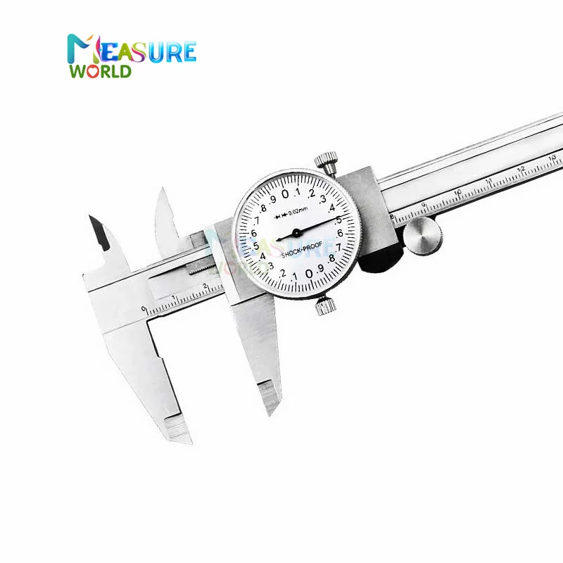 Dial Caliper Metal Vernier Caliper With Dial Indicator Stainless/carbon ...