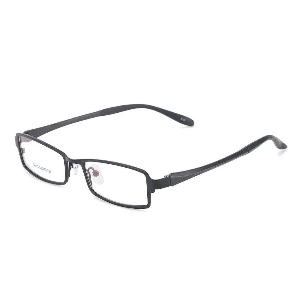 Metal Full Rim Small Rectangular Spectacles Men Super Light Flexible ...