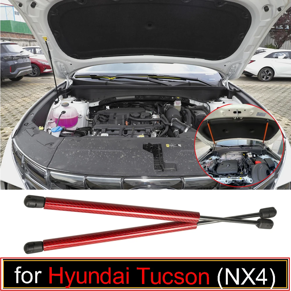 Hood Dampers for Hyundai Tucson NX4 2021 2022 2023 Front Bonnet Gas ...