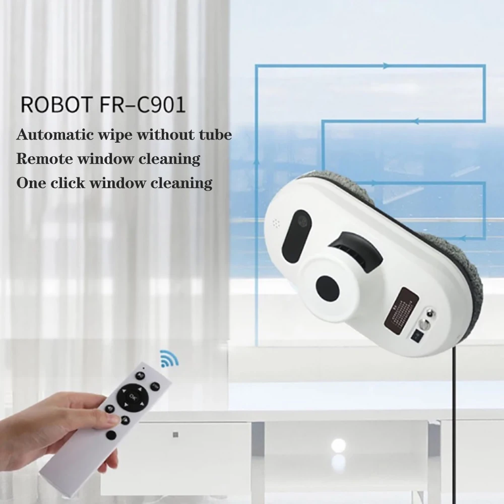 Window Robot Vacuum Cleaner Electric Window Aspirador Cleaning Washer ...