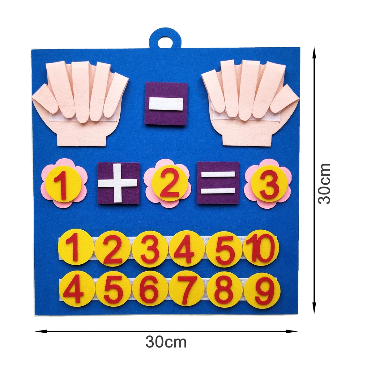Felt Board Finger Numbers Counting Toy Number Counting Toy For Kids