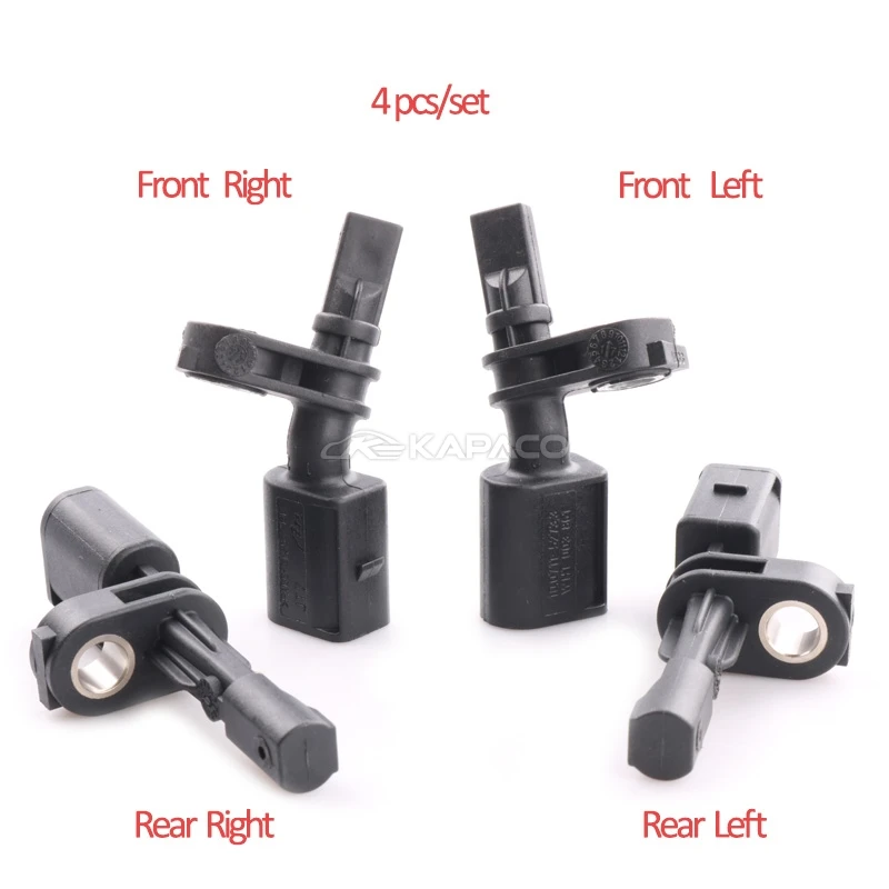 4pcs-WHT003860-WHT003861-WHT003864-ABS-Wheel-Speed-Sensor-For-AUDI-A3 ...