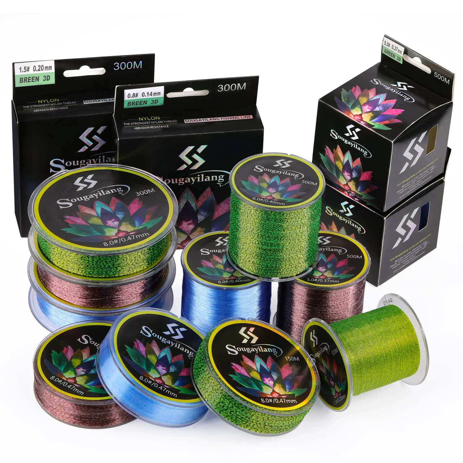 Fil de pêche,ligne de pêche Monofilament Invisible,fil de Nylon pour ...