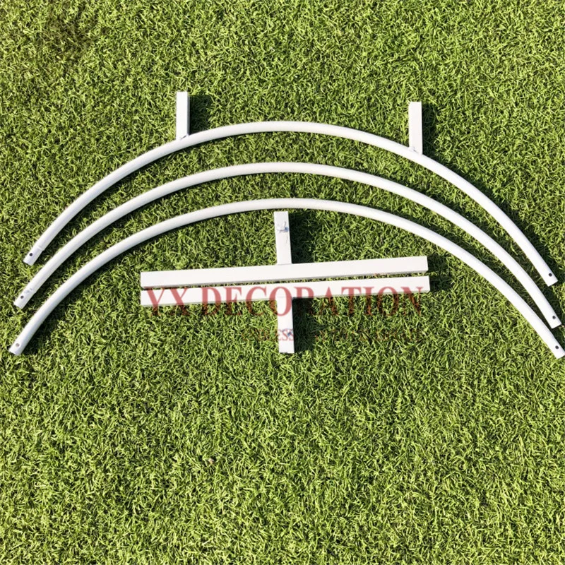 Round Wedding Arch Props Background Single Arch Flower Outdoor Lawn ...