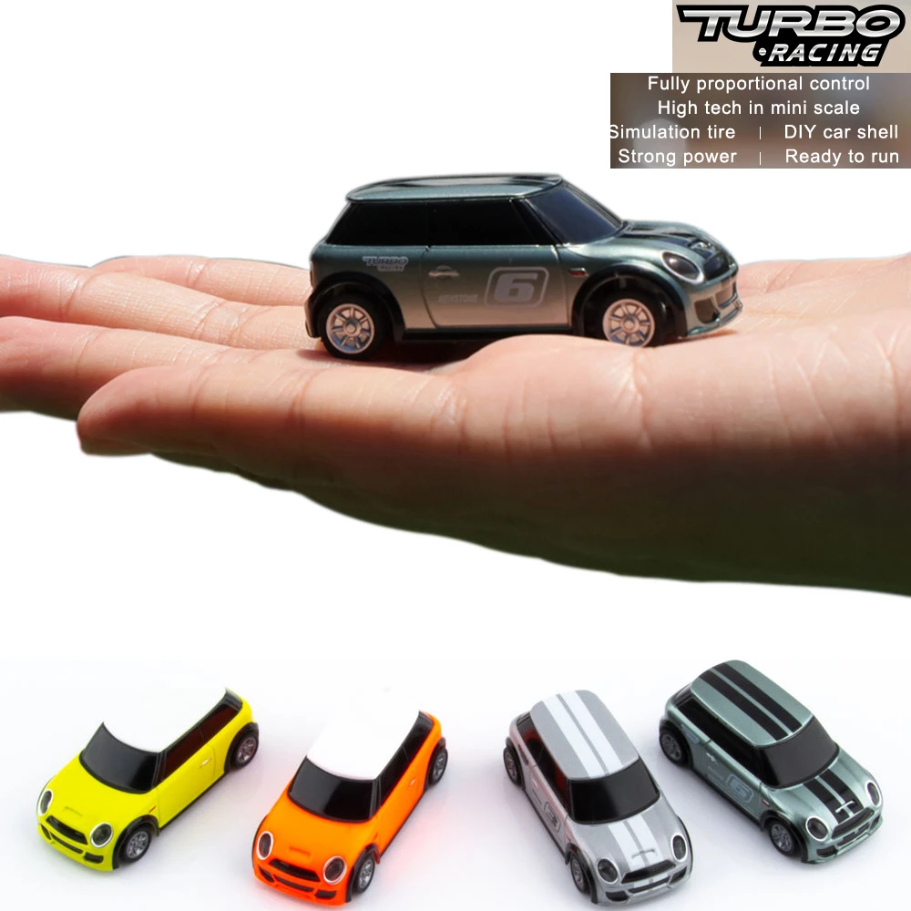 New 1:76 Scale 2.4ghz 3ch Rtr Remote Control Mini Rc Car Turbo Racing ...