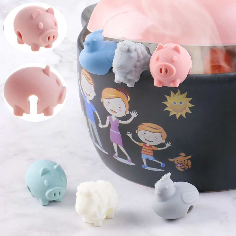 Silicone Kitchen Pot Lid Clip | Silicone Kitchen Accessories - 1 Pcs ...