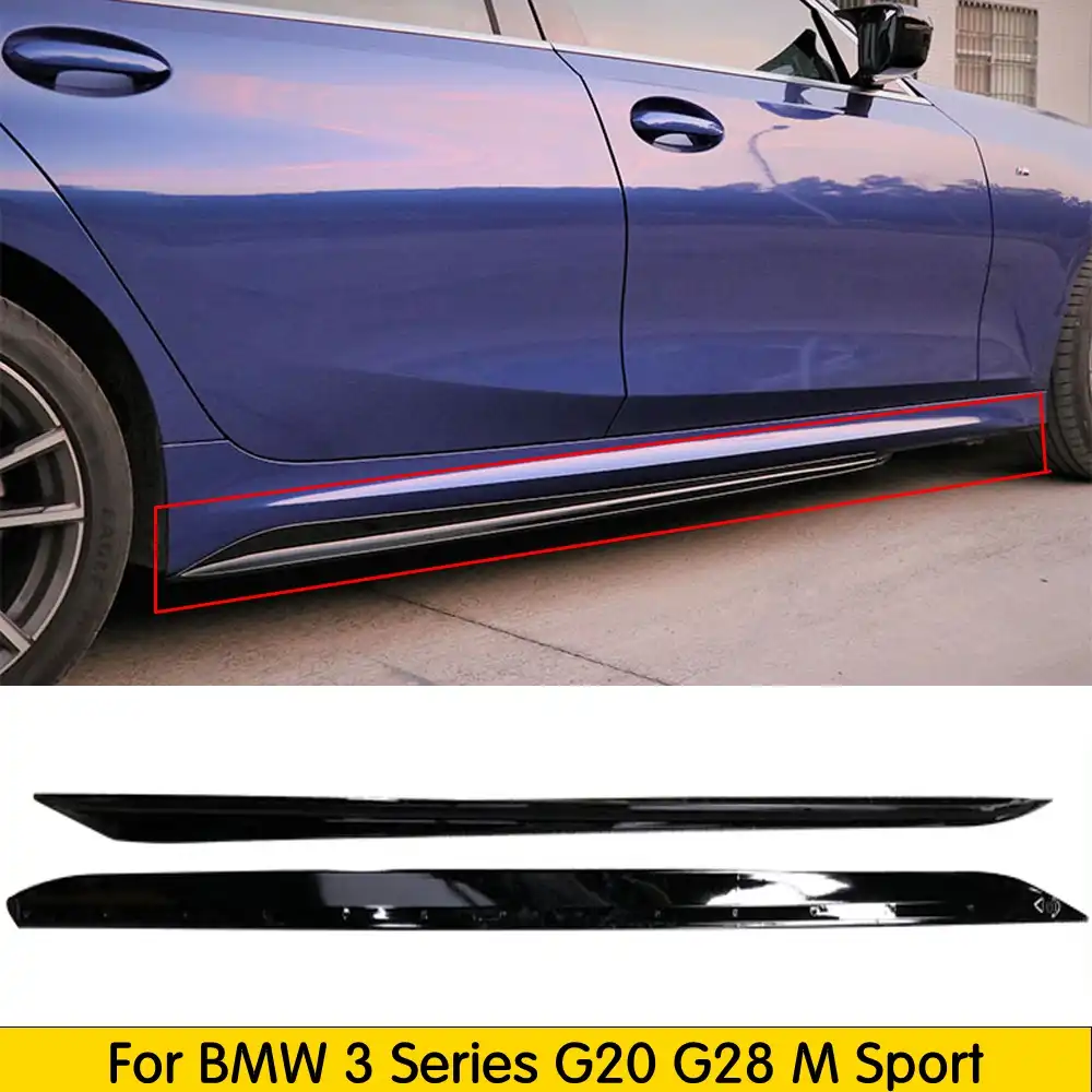 Car Side Skirts for BMW 3 Series G20 G21 M Sport 320d 330i 340i 2019 ...