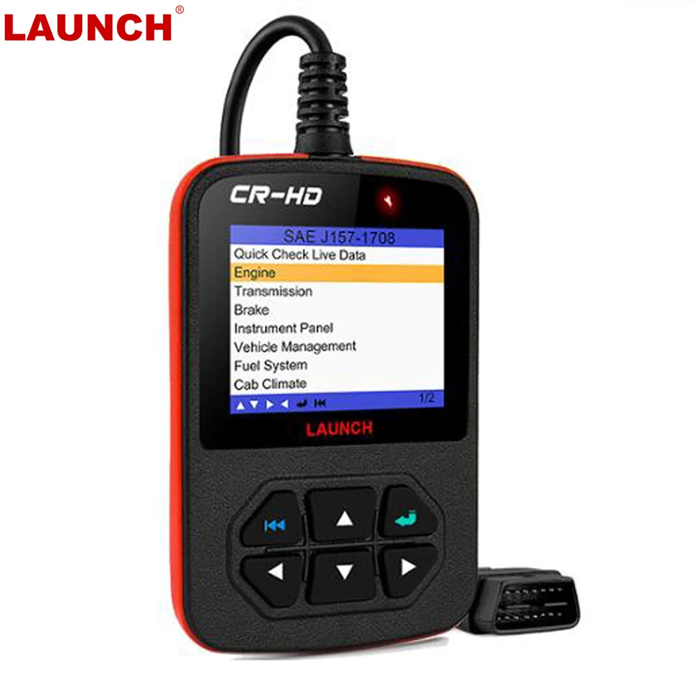 Creader CR HD OBD 2 스캐너 24V 트럭 진단 도구 멀티 Lanuages 코드 리더 OBD2 자동 스캐너|코드 ...