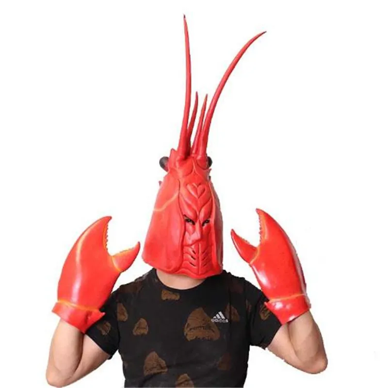 1-pair-of-Crab-Lobster-Claws-Hands-Gloves-Cosplay-Latex-Red-lobster ...