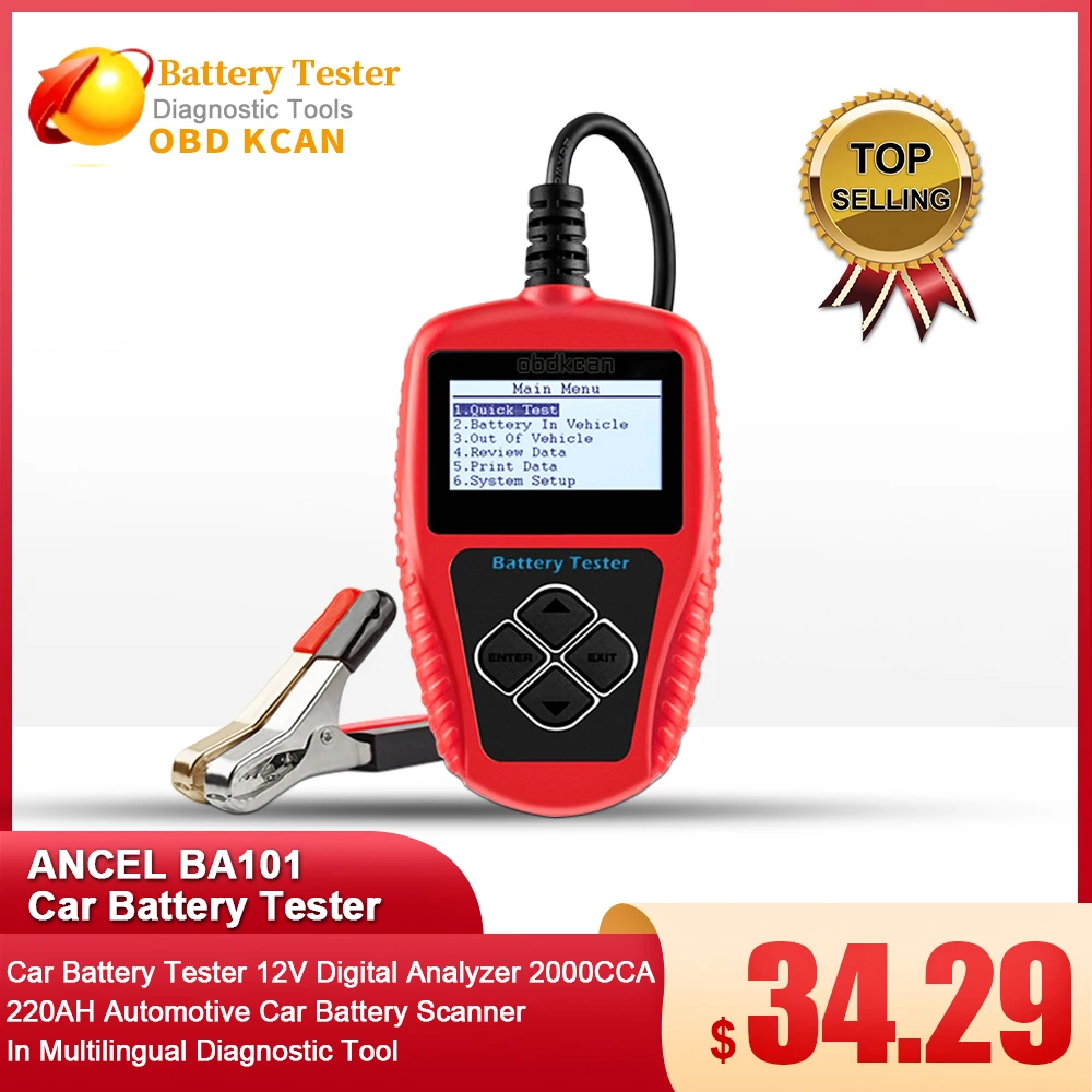 Car-Battery-Tester-12V-Digital-Analyzer-2000CCA-220AH-Automotive-Car ...