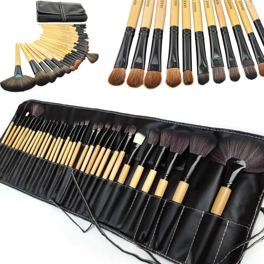24-32Pcs-High-Quality-Makeup-Brushes-Cosmetic-Make-Up-Brush-Set-with ...