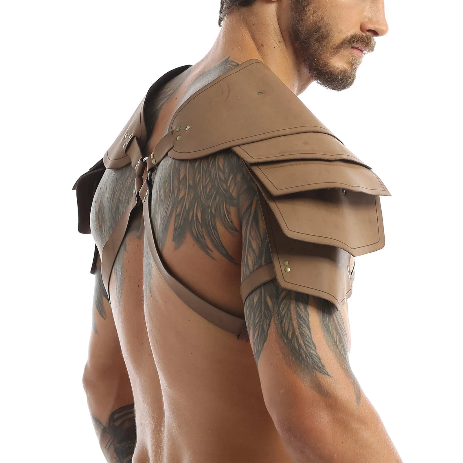 Gladiator Shoulder Armor Tattoo