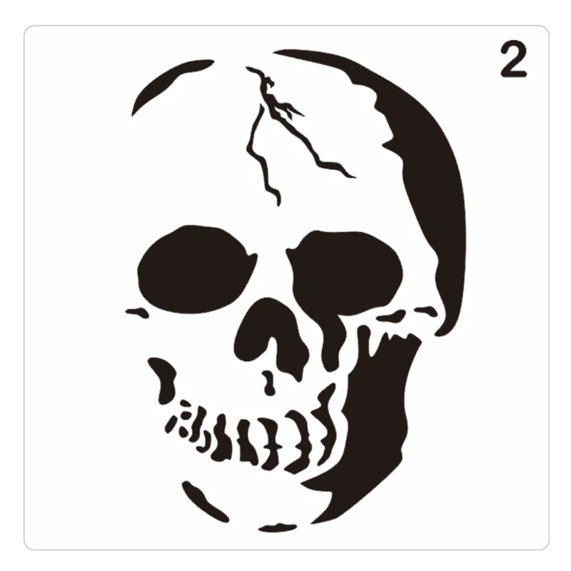 Halloween Skull Stencils