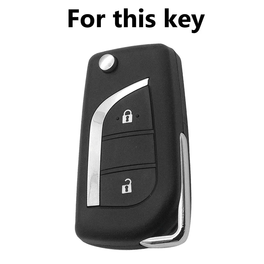 2-Buttons-Remote-Key-Case-For-Toyota-Yaris-Aygo-For-Peugeot-108-For ...