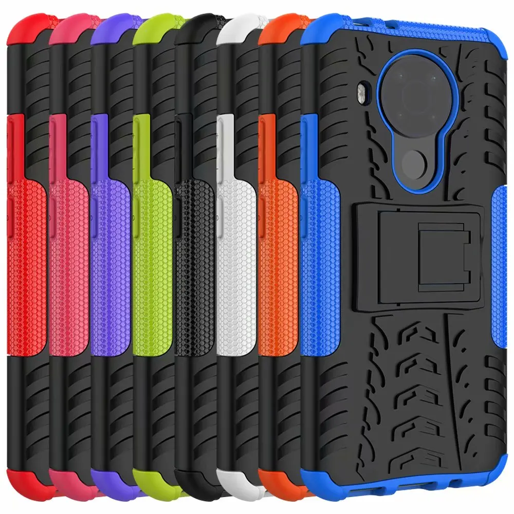 Hybrid-Kickstand-Rugged-Rubber-Armor-Hard-PC-TPU-2-In-1-Phone-Case-For ...