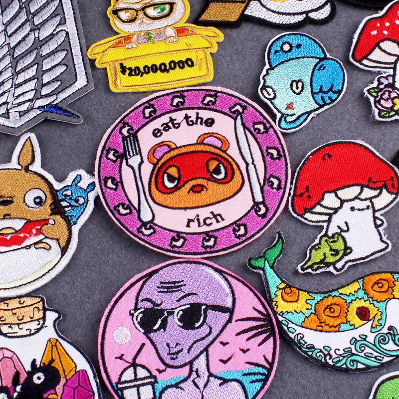 Hot-Anime-Patches-For-Clothing-Animal-Crossing-Patch-Embroidered ...