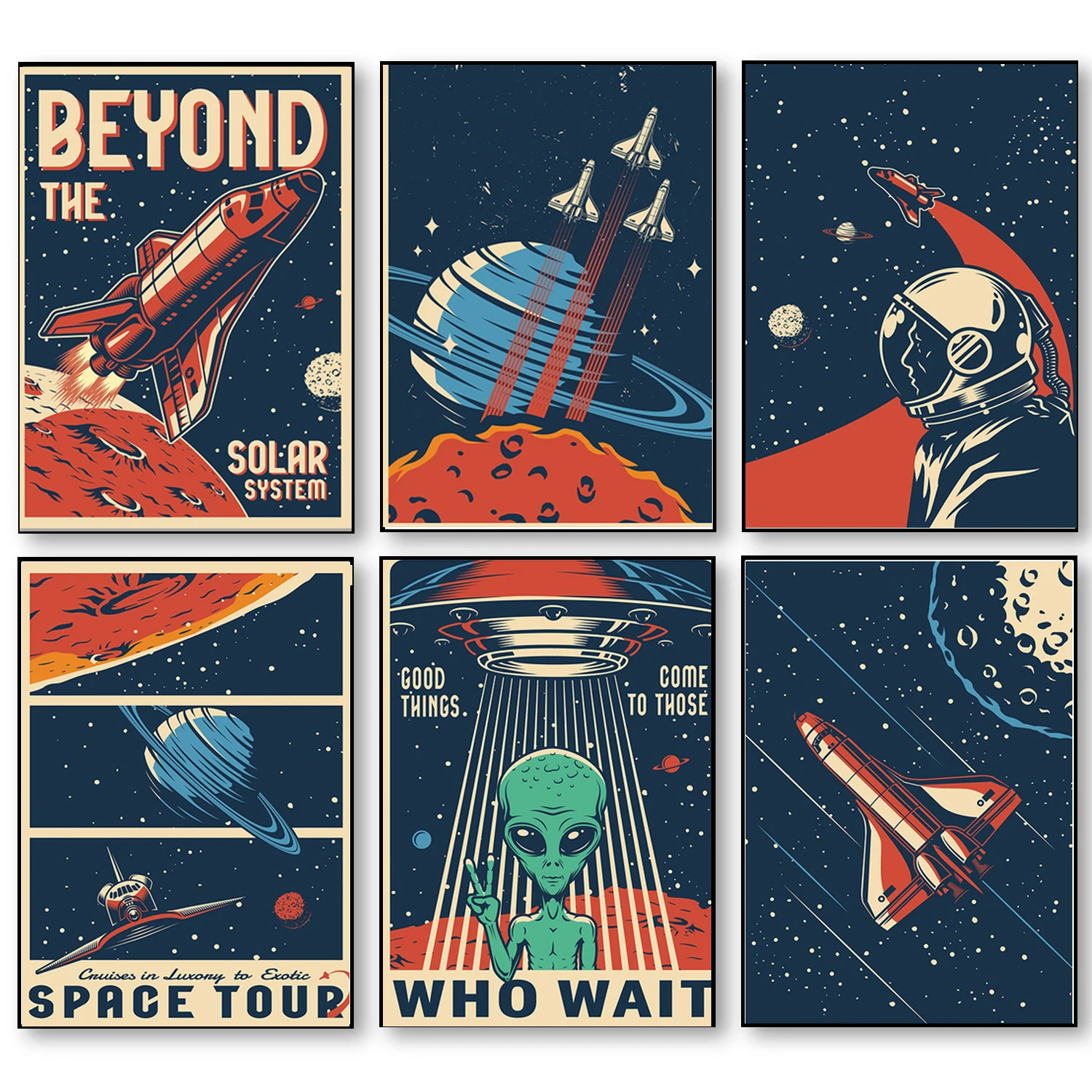 Retro Space Poster
