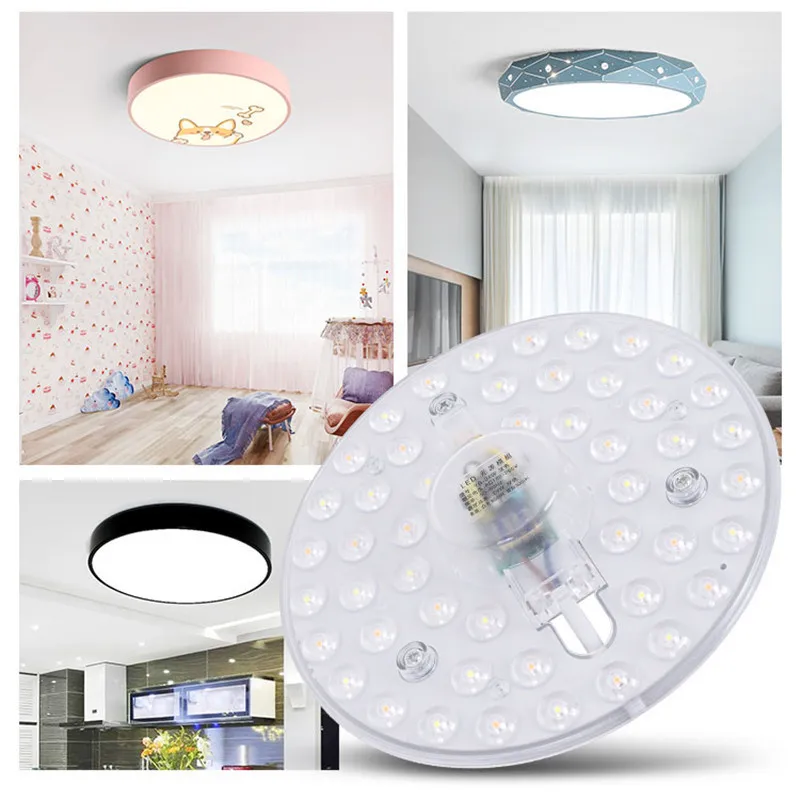 Led Panel Circle Ring Light Smd2835 12w 18w 24w 36w Led Square Round ...