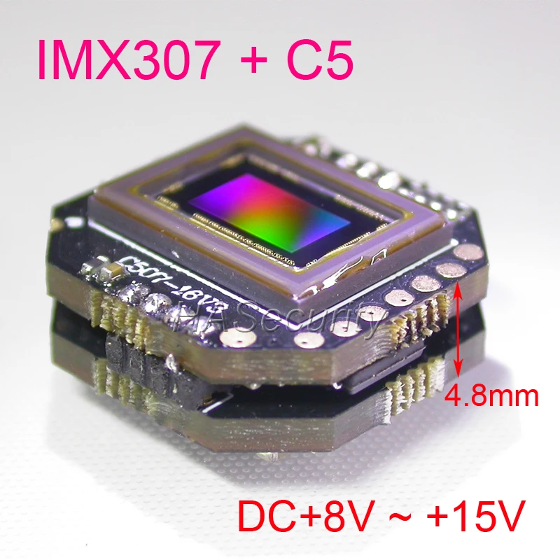 AHD H (1080P) 또는 CVBS (D1) 1/2.8 인치 STARVIS IMX307 CMOS 센서 + C5 카메라 PCB ...