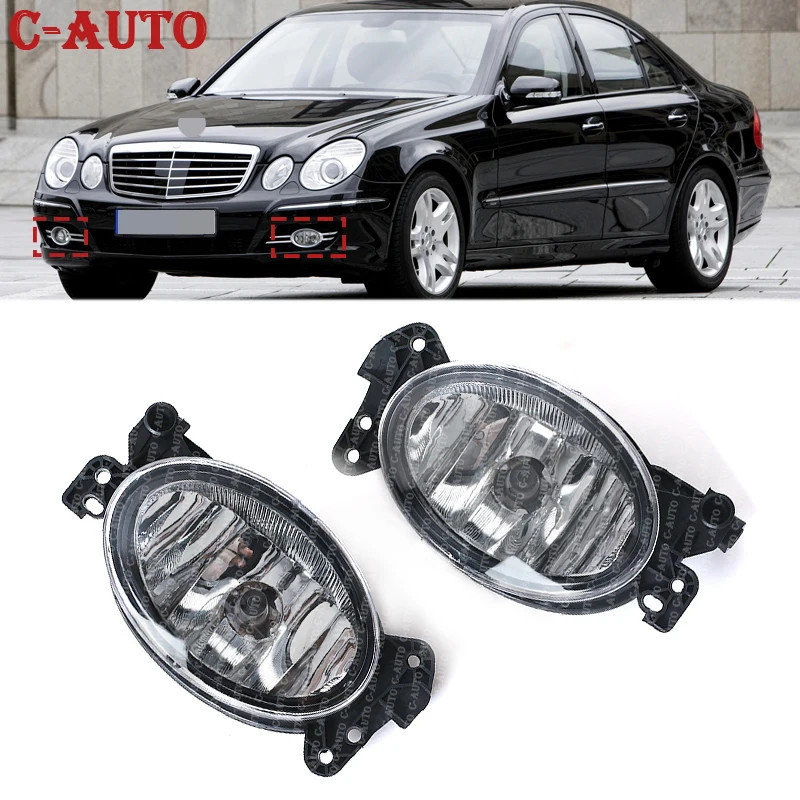Left Right Car Front Fog Light Halogen Lamps Fog lamp For Mercedes Benz ...