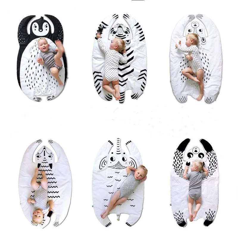 Cute Animal Type Baby Play Mat Cotton Soft Baby Sleeping Mats Floor ...