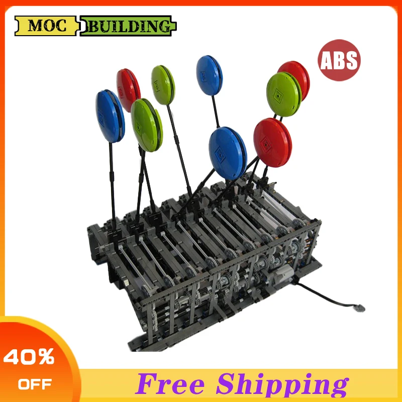 Technology Bricks Moc-8109 High-tech Synchro Pods Diy Assembly Building ...
