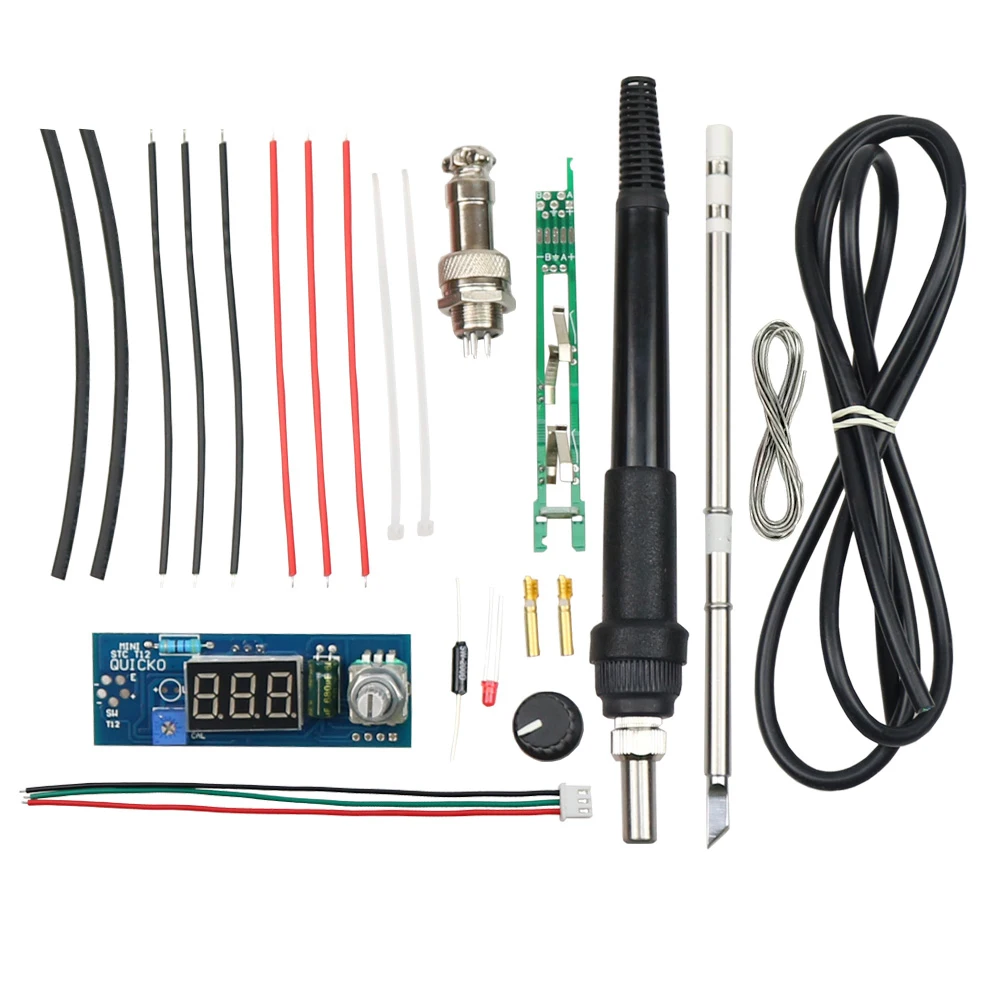 Electric Unit Digital Soldering Iron Station Temperature Controller Kits for HAKKO T12 Handle ...