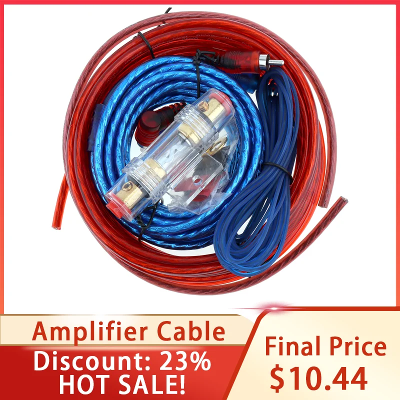 1 Set Of Car Power Amplifier Car Speaker Cables Car Power Amplifier ...