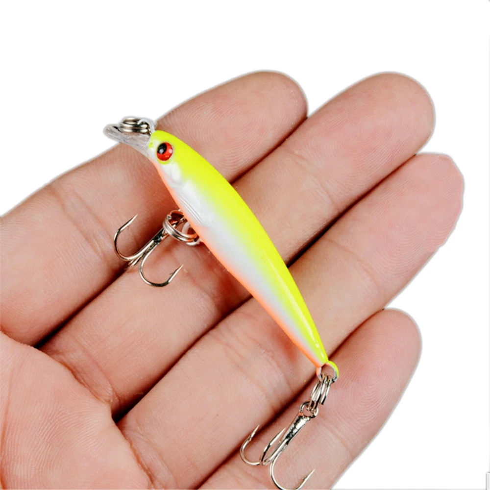 1pcs-Mini-Minnow-Fishing-Lure-3g-5cm-Lifelike-Hard-Fake-Baits-Crankbait ...