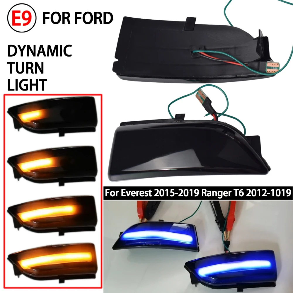 LED Dynamic Turn Signal Light Side Mirror Flashing Light Repeater ...