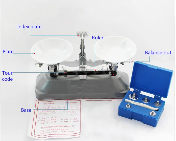 100g-200g-500g-Lab-Balance-Pallet-Balance-Plate-Rack-Scales-Mechanical ...