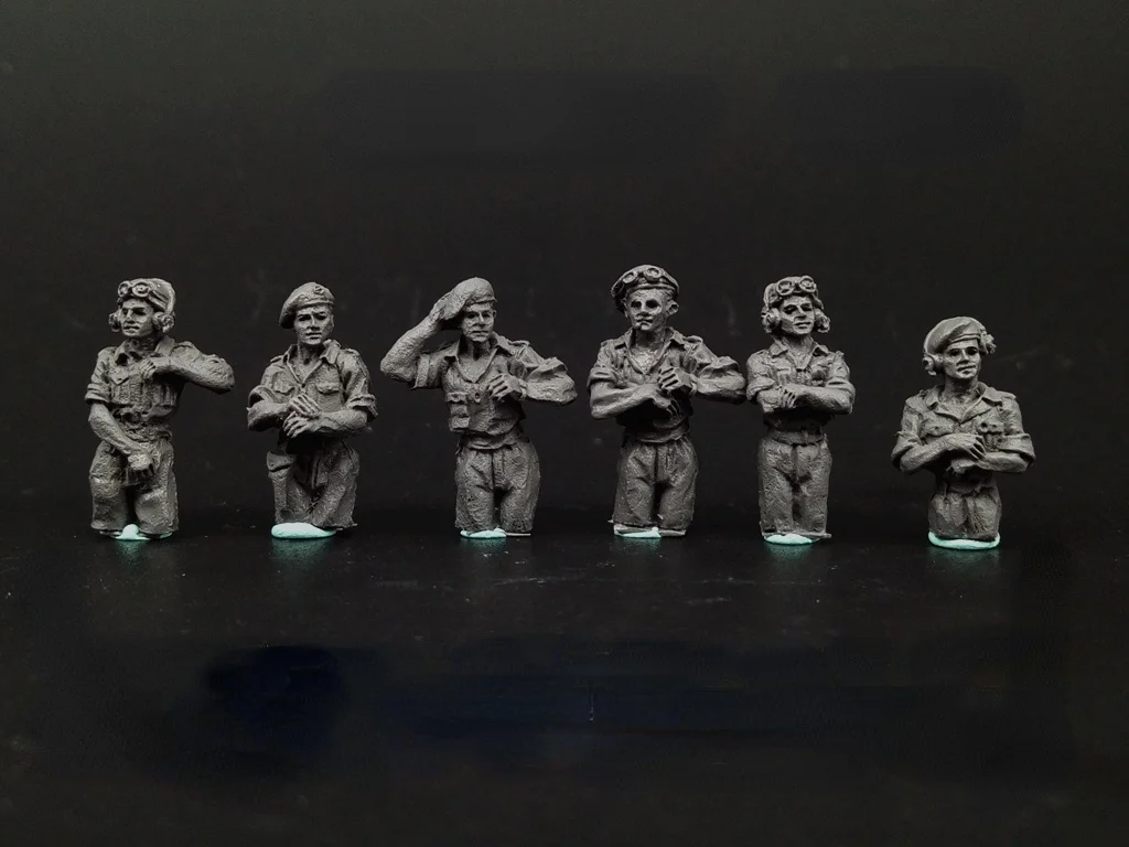 1/72 Scale Die-cast Resin Diy Model Assembly Kit Wwii British Tank ...