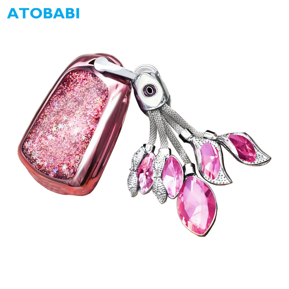 Funda con llave de coche ATOBABI TPU estilo de arena movediza Smart ...