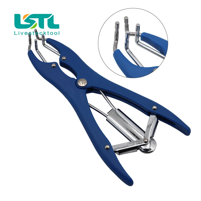 Animal Tail Removal Pigs Sheep Castration Pliers Particulate Rubber Ring Castration Device ...
