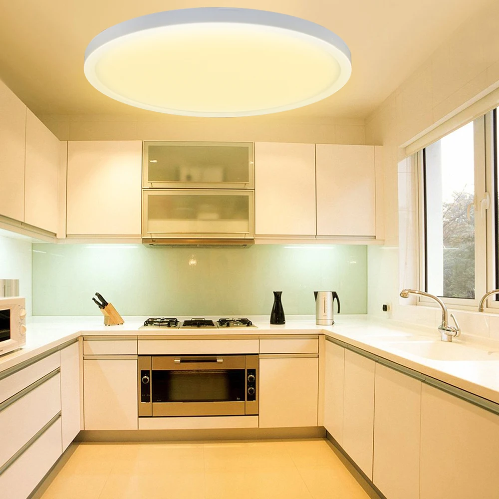 PLAFONNIER,Round-3000K-Warm White-24W--Plafonnier LED ultramince pour ...