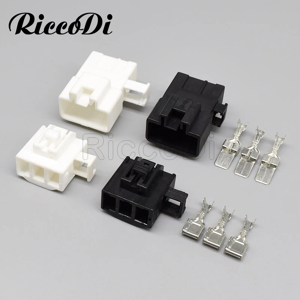 1/5/10/20kit Set 7282-3030 7283-3030 White Black 3 Pin Auto 7.8mm ...