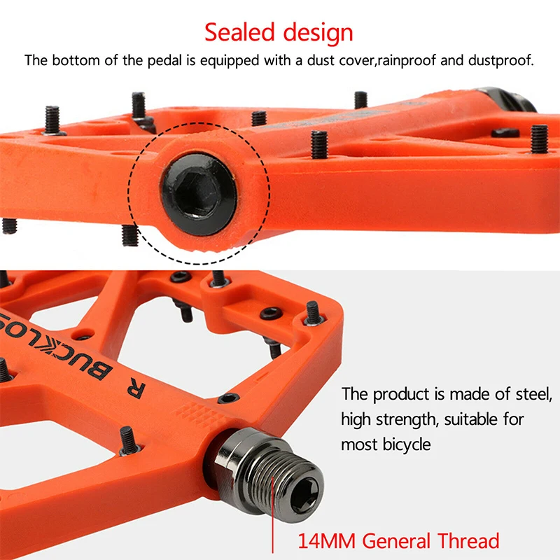Accessoire vélo,BUCKLOS ultraléger joint portant vtt pédale cyclisme ...