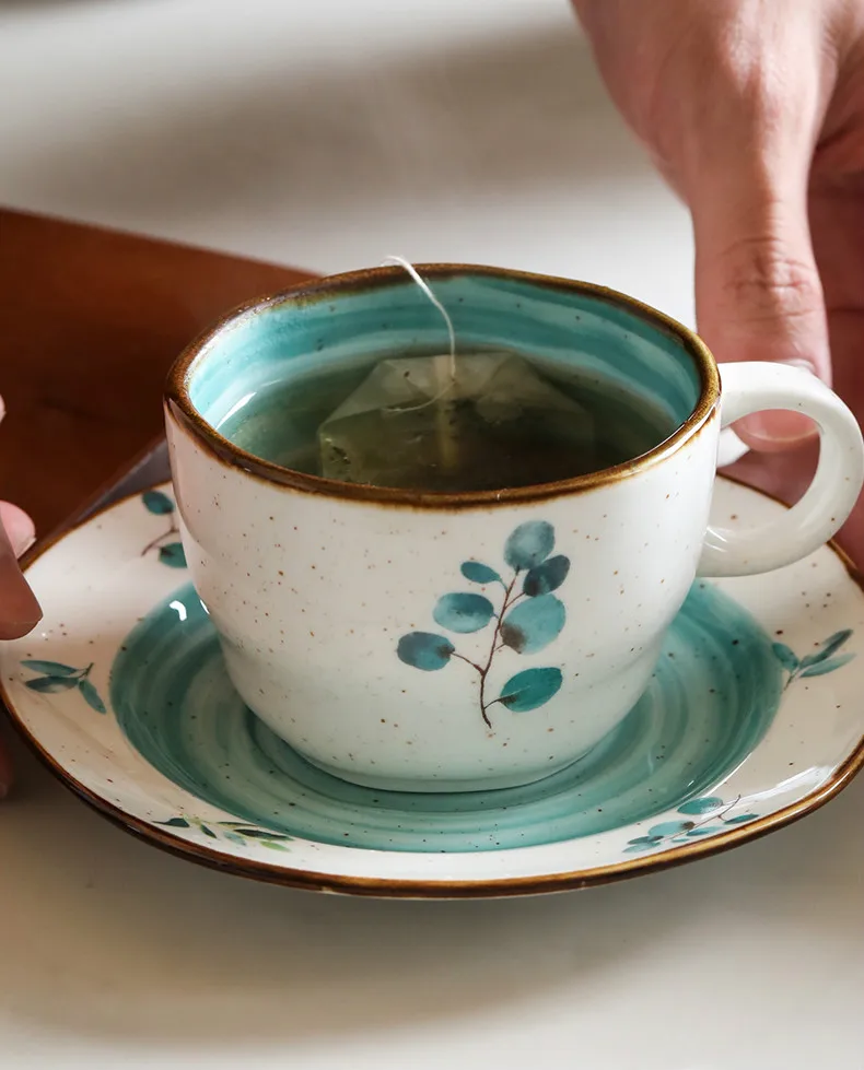 Tasses à café et mugs,Rétro créatif tasse à café créatif Simple Couple ...