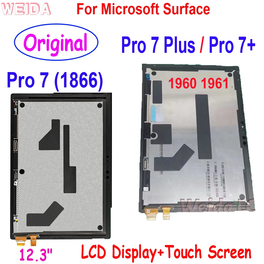 12.3" Original For Microsoft Surface Pro 7 1866 Surface Pro 7 Plus 1960 ...