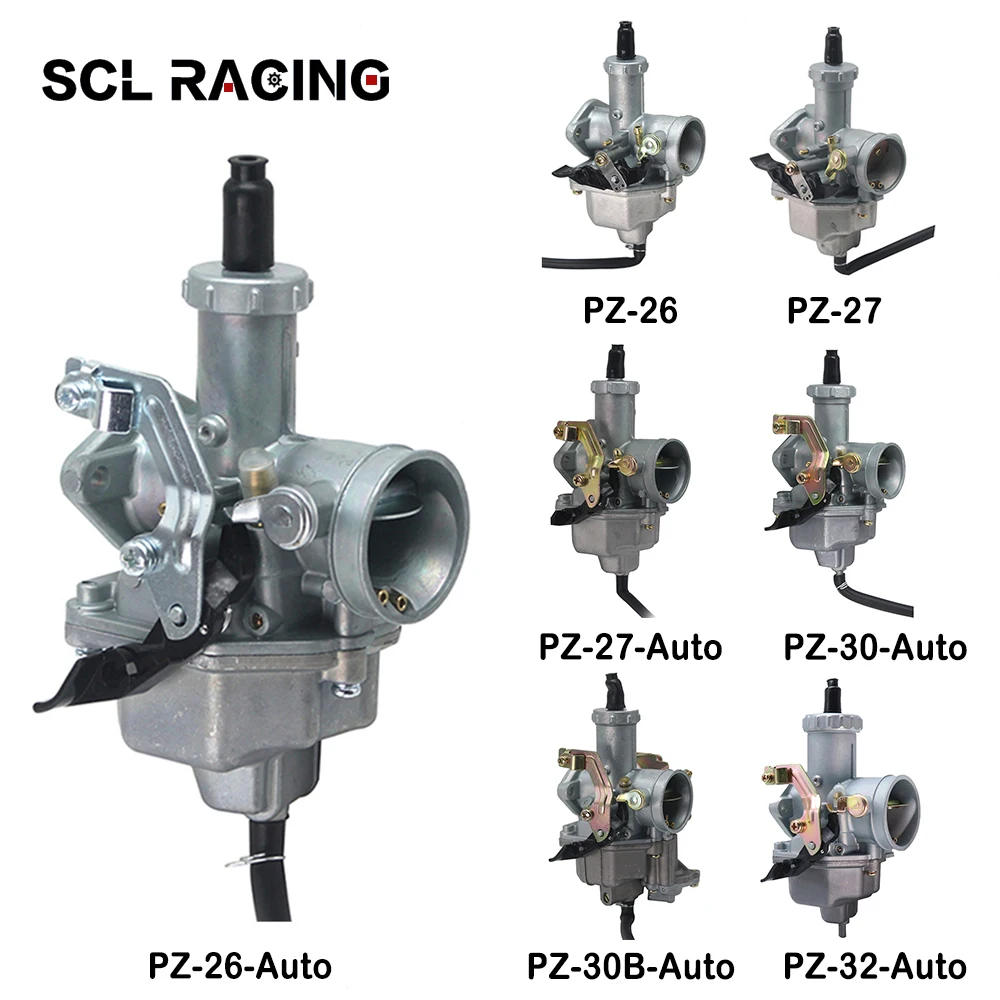 Alconstar Carburador de motocicleta Keihi PZ26, PZ27, PZ30, PZ32, para CG125, CG150, CG200 ...