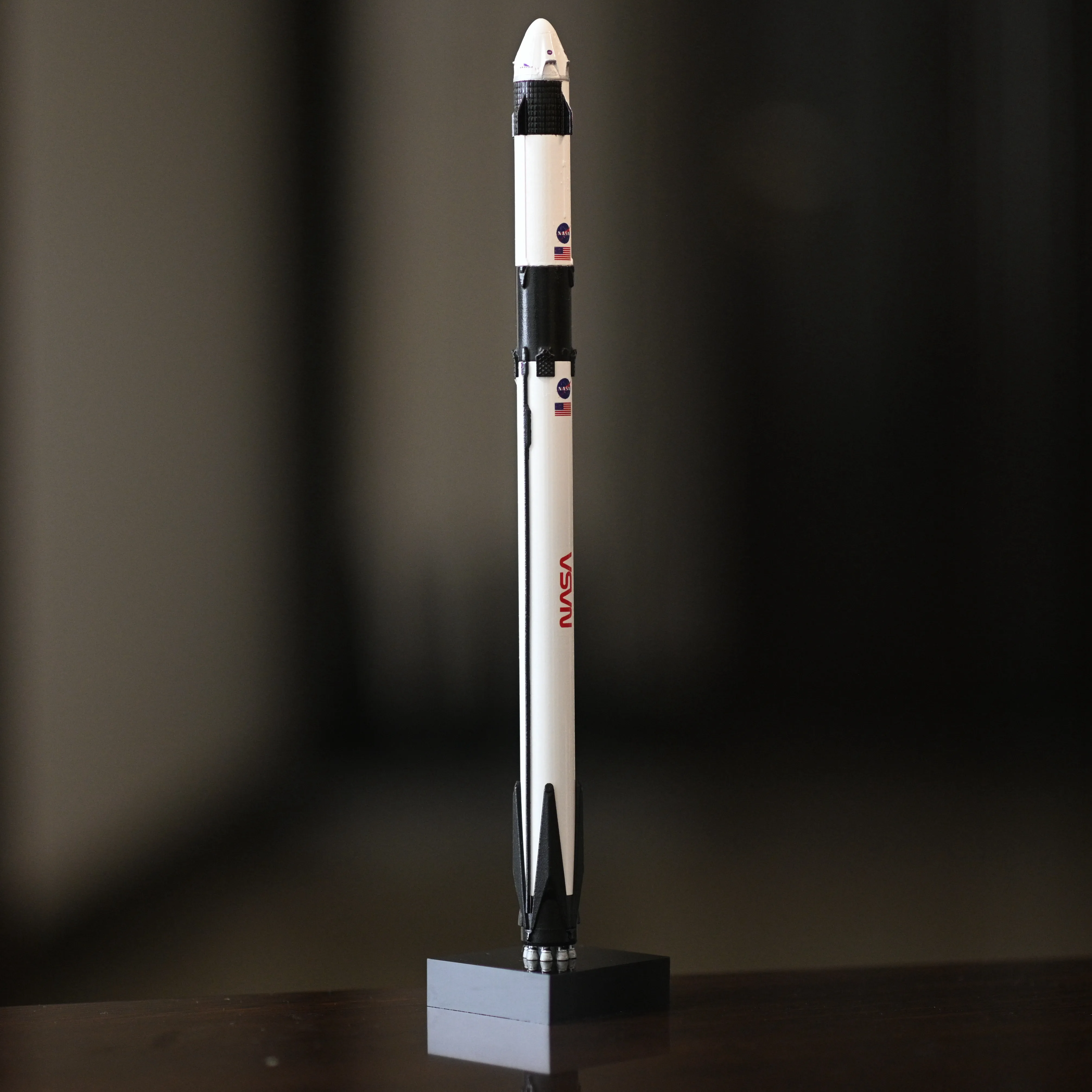 Flying Spacex F9 Model Rocket